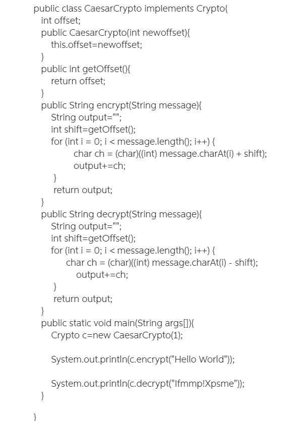 Solved Q3: (13 marks] Implement a PasswordCrypto Using a | Chegg.com