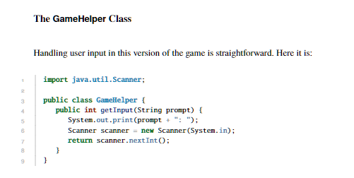 Solved Here's how to organize your code. The entire game | Chegg.com