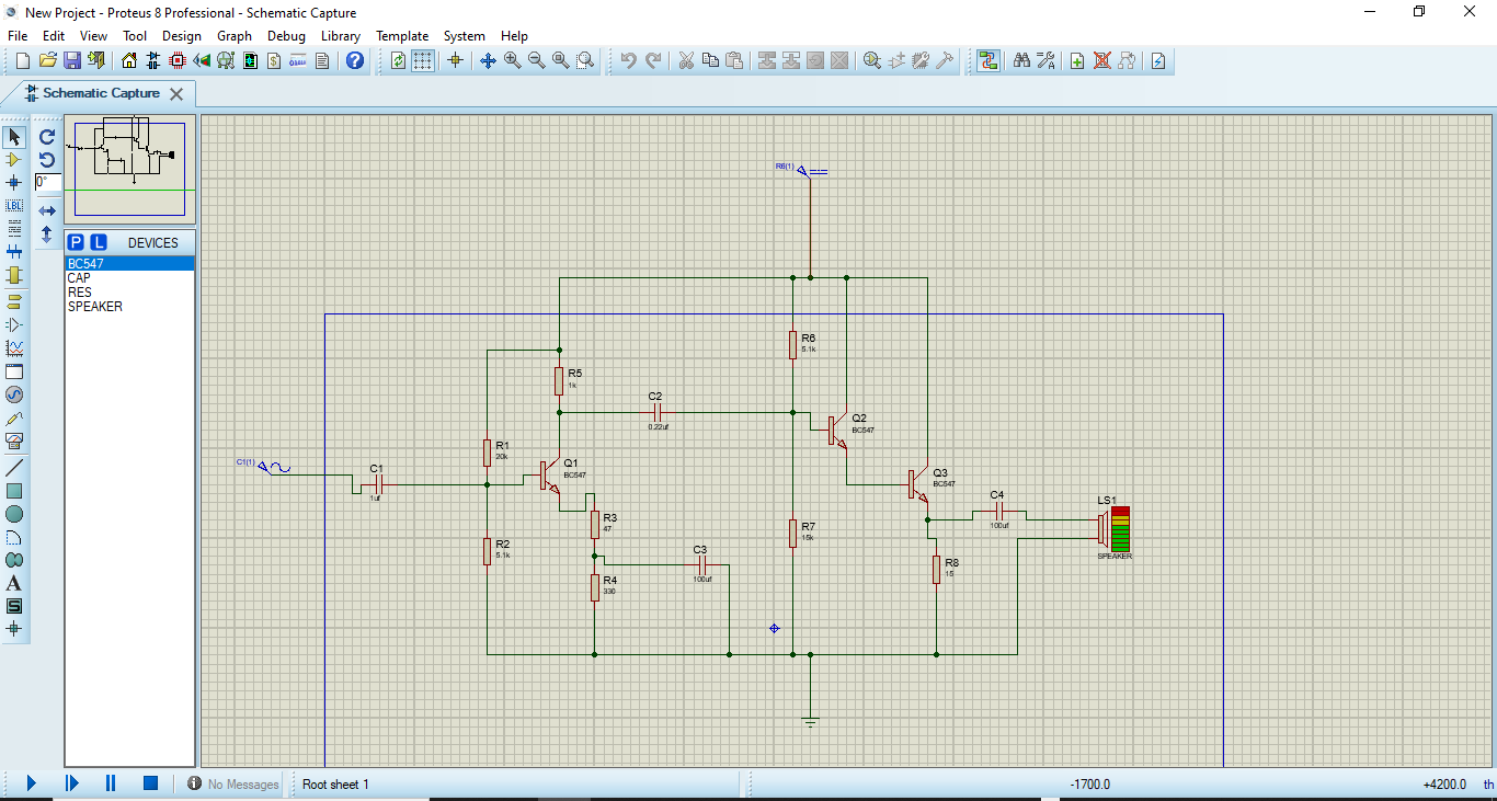 Solved • New Project - Proteus 8 Professional - Schematic | Chegg.com
