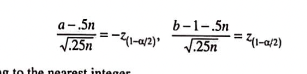 Solved .25na−.5n=−z(1−α/2),.25nb−1−.5n=z(1−α/2)Rainfall | Chegg.com