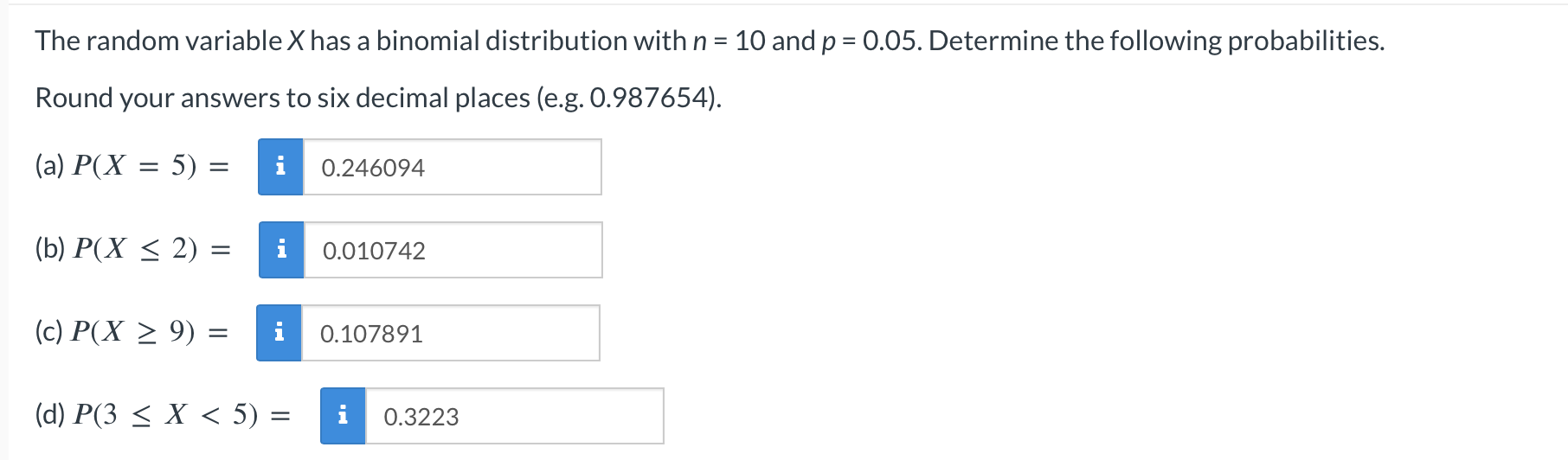 Solved The random variable x ﻿has a binomial distribution | Chegg.com