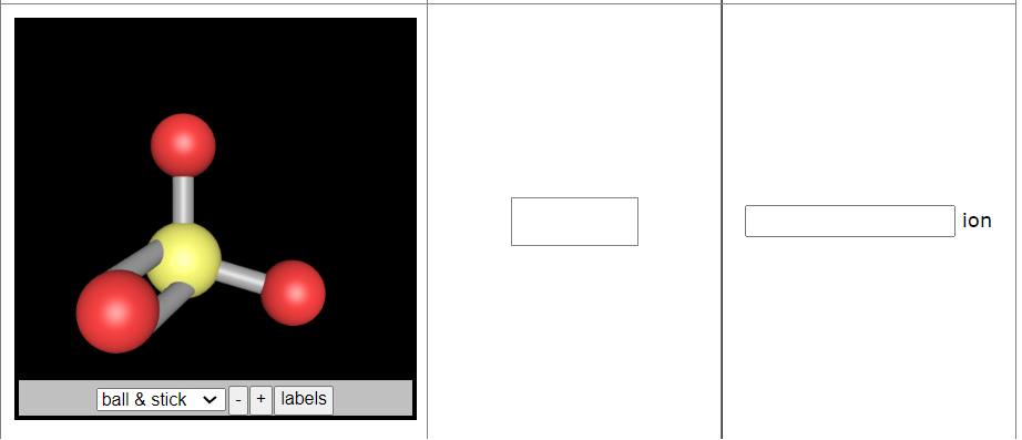 [Solved]: The models in the following table represent ions