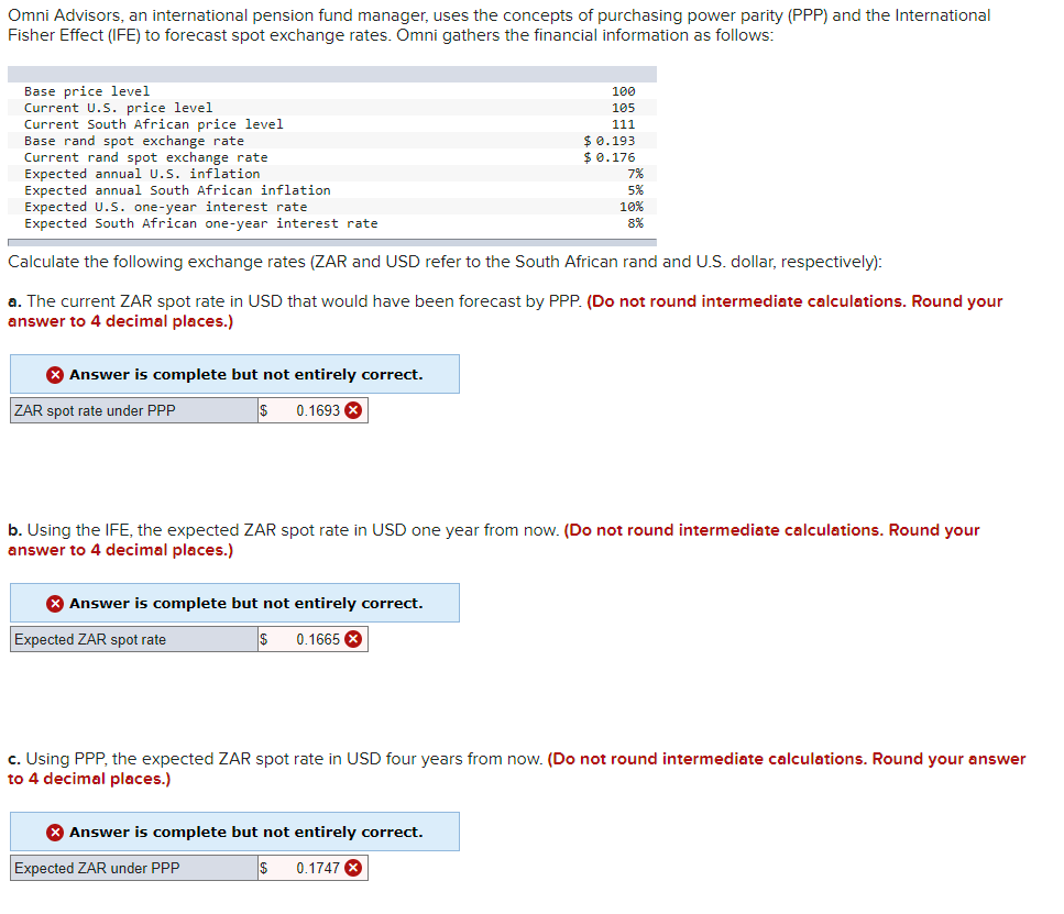 Solved Omni Advisors An International Pension Fund Manager Chegg