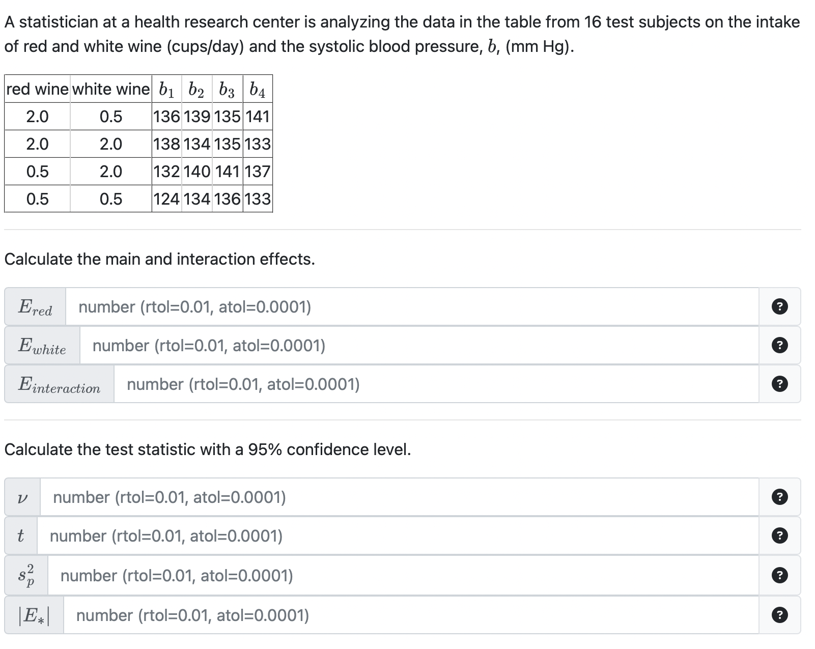 Solved A statistician at a health research center is | Chegg.com