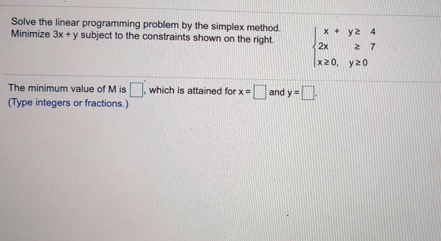 Solved Solve the linear programming problem by the simplex | Chegg.com