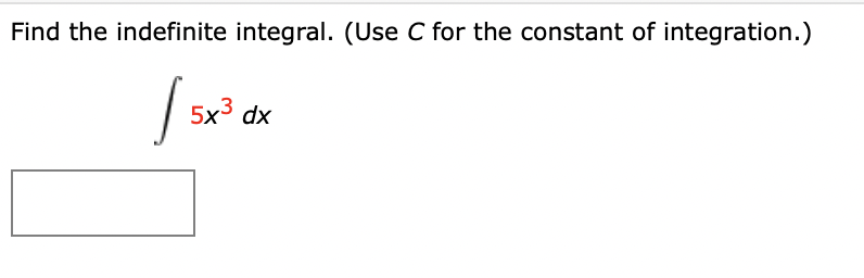 Solved Find the indefinite integral. (Use C for the constant | Chegg.com