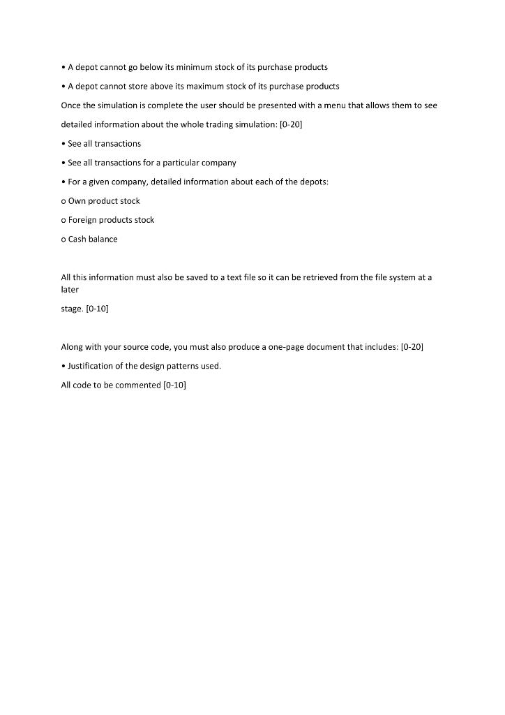 Only do this in java programming( Object oriented ) | Chegg.com
