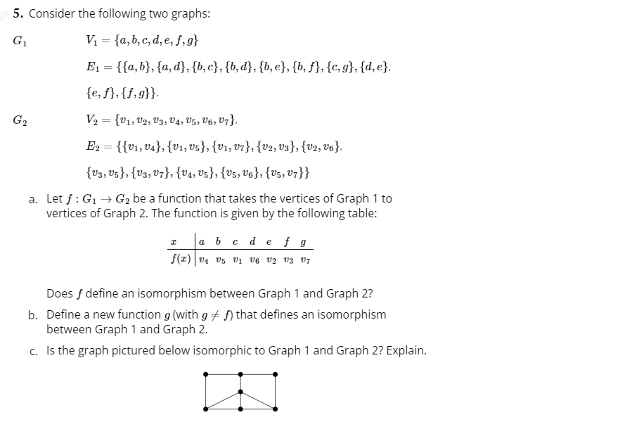 Solved Consider the following two | Chegg.com