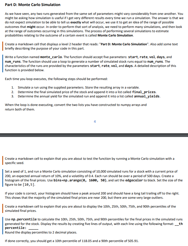 Solved Please only use the following packages: numpy, math, | Chegg.com