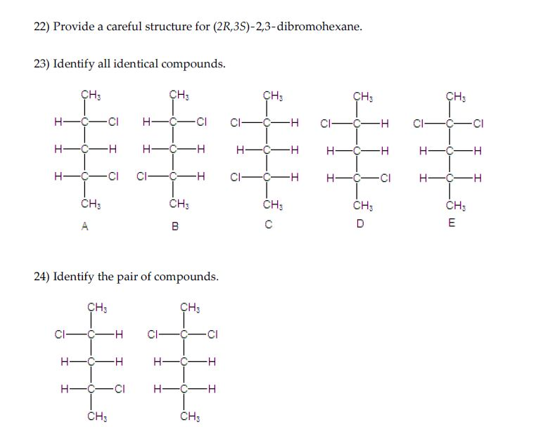 Solved 22) Provide a careful structure for | Chegg.com