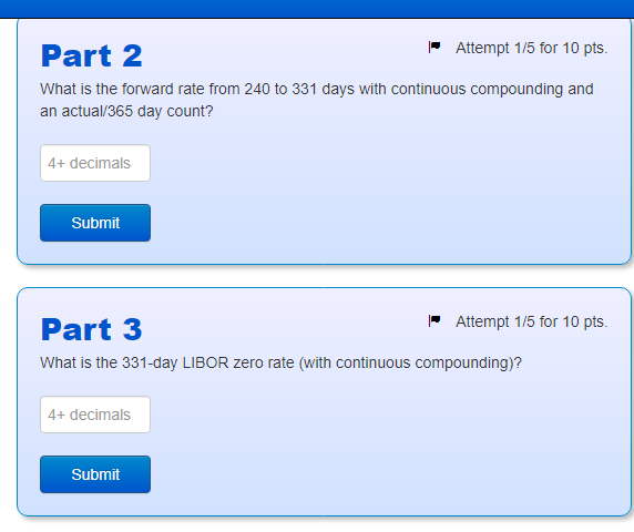 Solved Intro The Eurodollar quote for a contract maturing in | Chegg.com