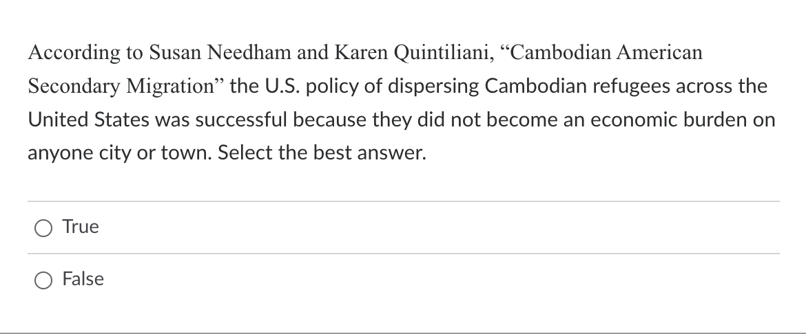 Solved According to Susan Needham and Karen Quintiliani, | Chegg.com