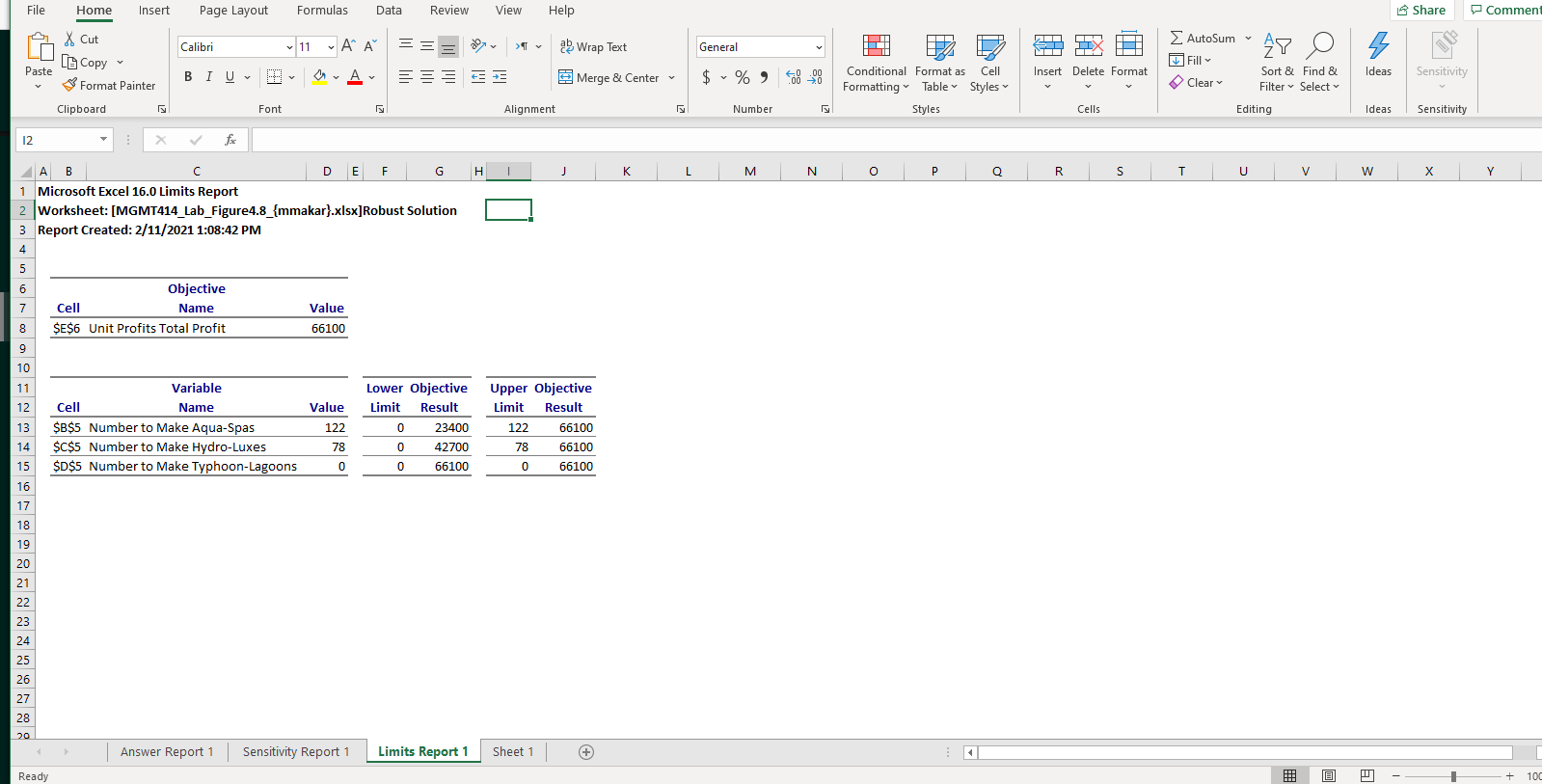Solved File Home Insert Page Layout Formulas Data Review | Chegg.com