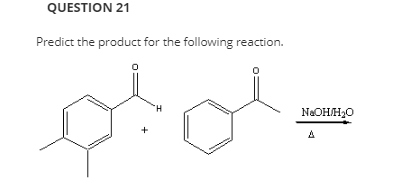 [Solved]: Predict the product for the following reaction.