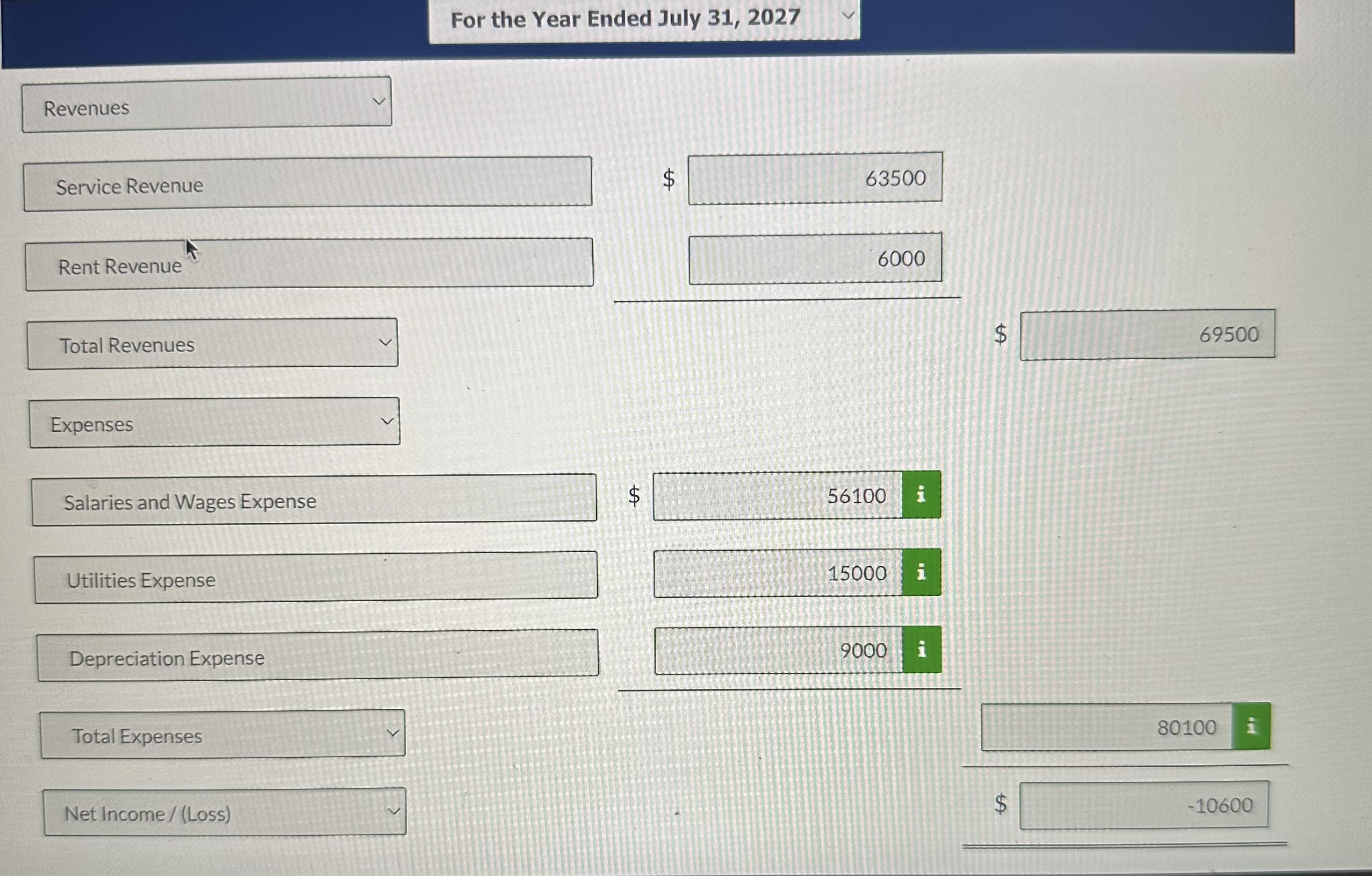 Solved help prepare a retained earnings statement for the | Chegg.com