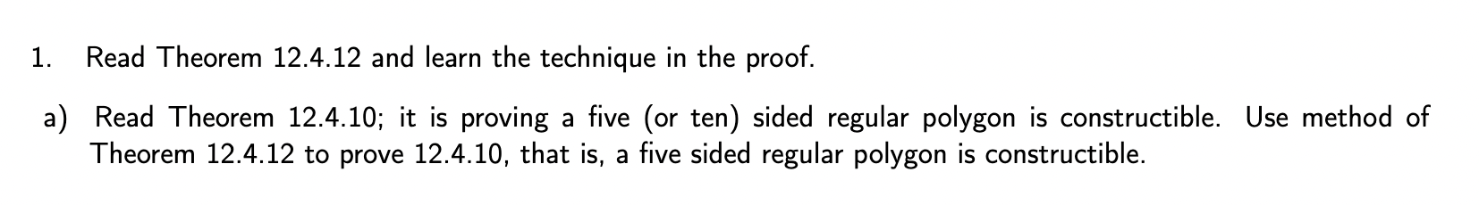Solved 1. Read Theorem 12.4.12 and learn the technique in | Chegg.com