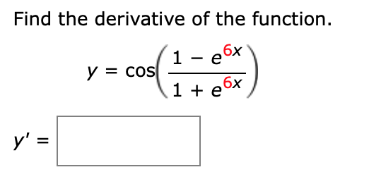 Solved Find the derivative of the function. Х y = X + 7 y' = | Chegg.com