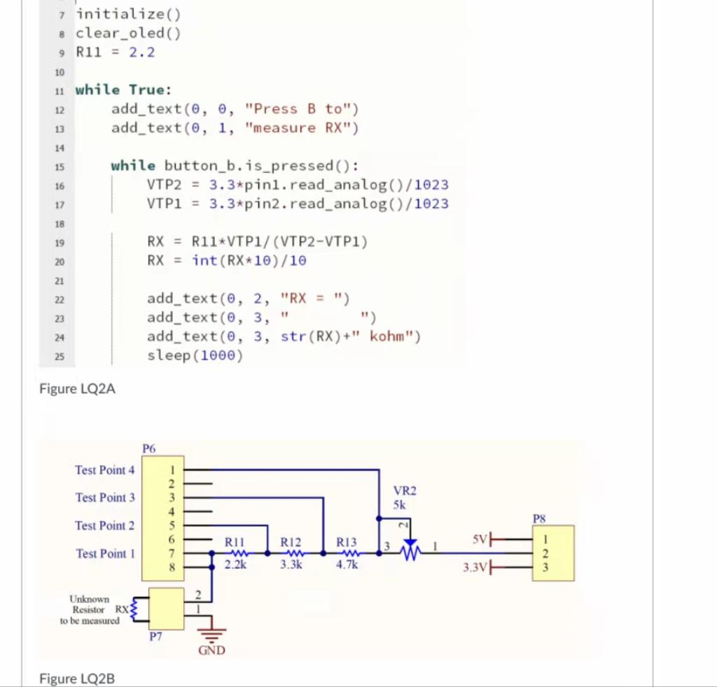 Question 16 15 pts Figure LQ2A shows a python program | Chegg.com