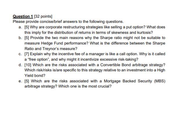 Solved Please provide concise/brief answers to the following | Chegg.com