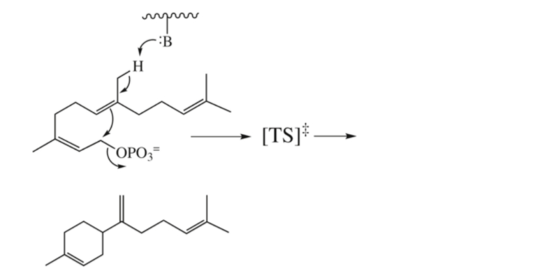 Solved Show the transition state for the reaction below, and | Chegg.com