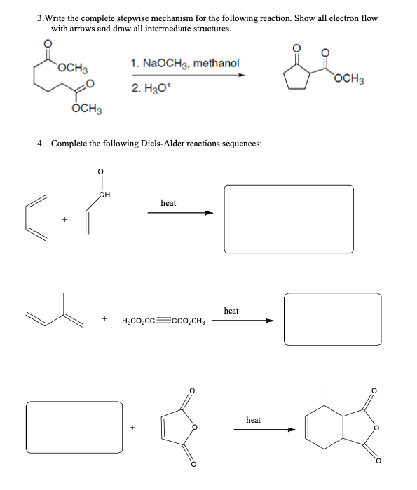 Solved 3.Write the complete stepwise mechanism for the | Chegg.com