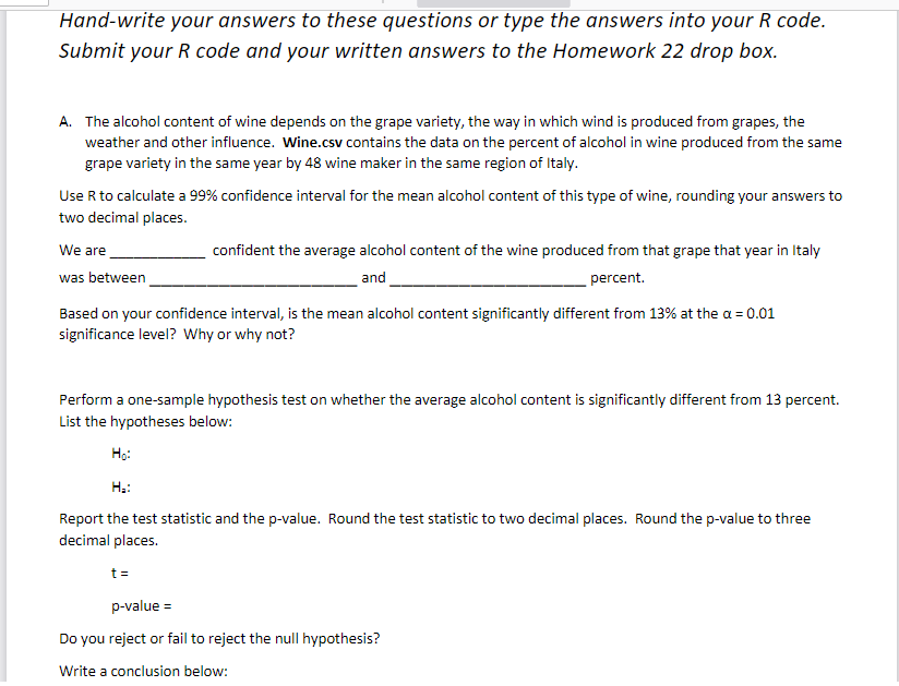 Hand-write your answers to these questions or type | Chegg.com