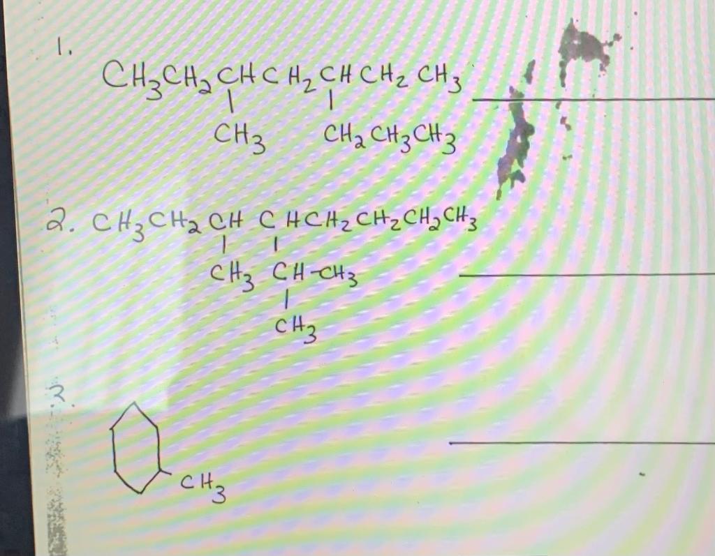Solved Т. Сн,сна снена си смсну CH₃ сна CH3CH3 T a. CHсна сн | Chegg.com