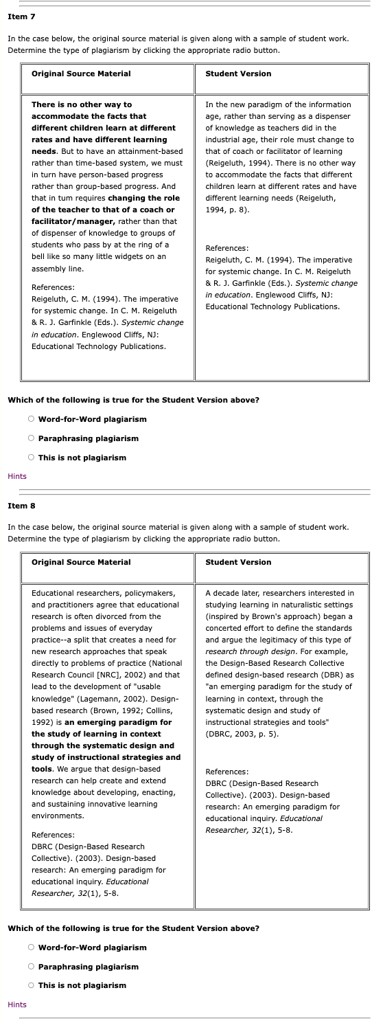 Solved Item 1 In the case below, the original source | Chegg.com