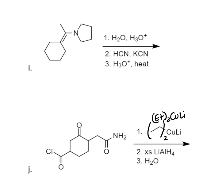 Solved 1. H20, H30+ 2. HCN, KCN 3. H307, heat Euzcozi Culi | Chegg.com