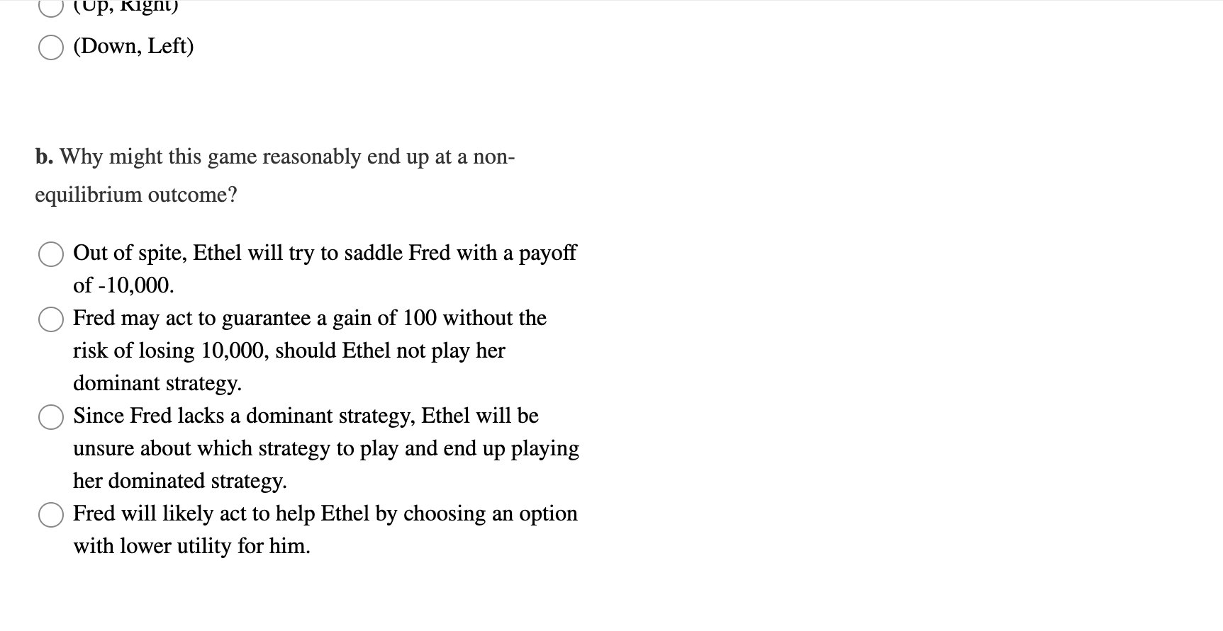 Solved Game Theory End of Chapter Problem Consider the | Chegg.com