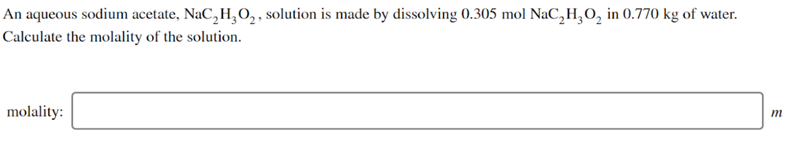 Solved An aqueous sodium acetate, NaC, H,02 , solution is | Chegg.com Solved An aqueous sodium acetate, NaC, H,02 , solution is | Chegg.com