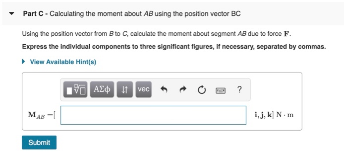 Solved Learning Goal: Part A - Finding the scalar triple | Chegg.com