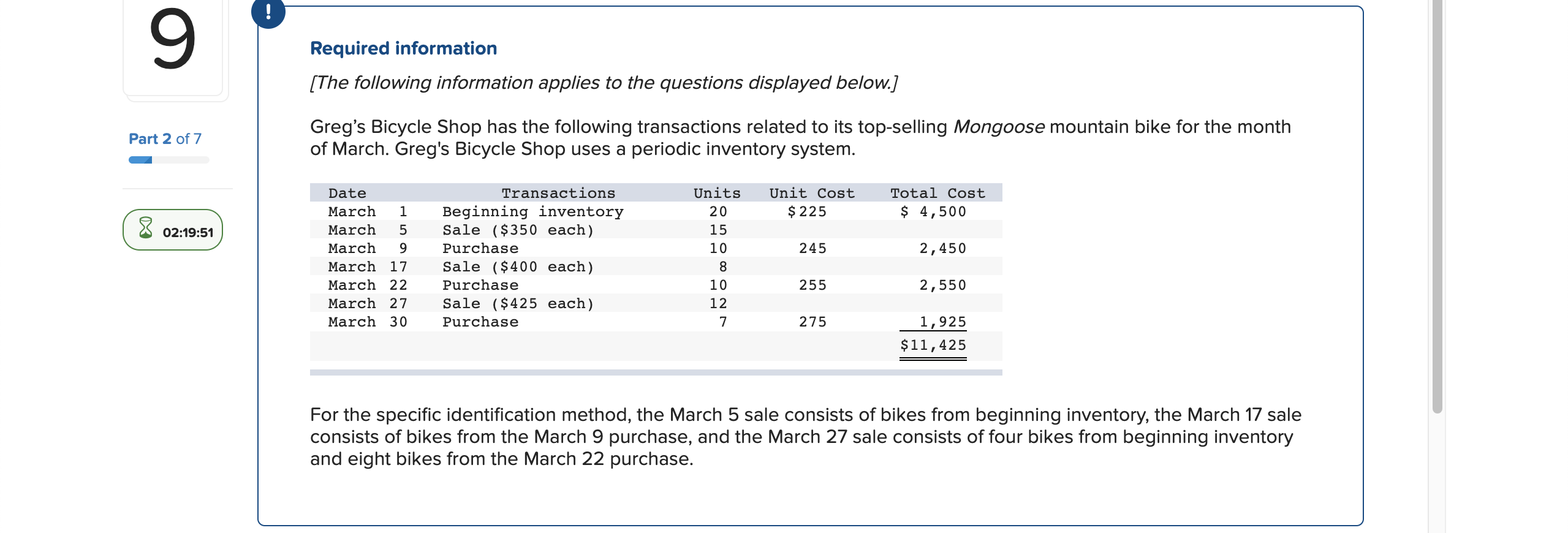 Solved 2. Using FIFO, calculate ending inventory and cost of | Chegg.com