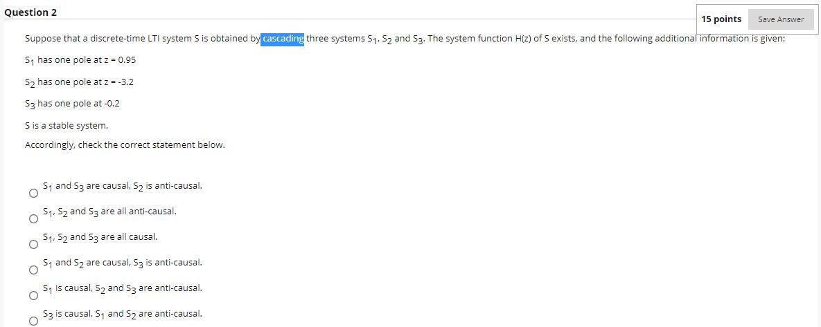Solved Save Answer Question 2 15 Points Suppose That A