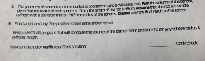 Solved For using matlab how can solve No.4 Thank you And the | Chegg.com