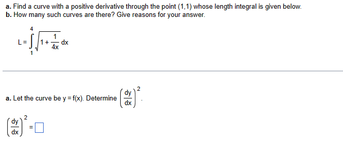 Solved a. Find a curve with a positive derivative through | Chegg.com