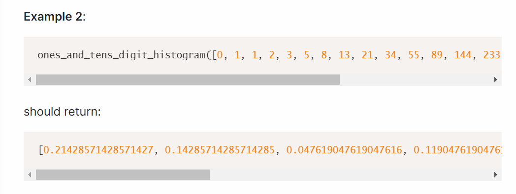 Solved Problem L. Nake a nistogram Write a function that - | Chegg.com