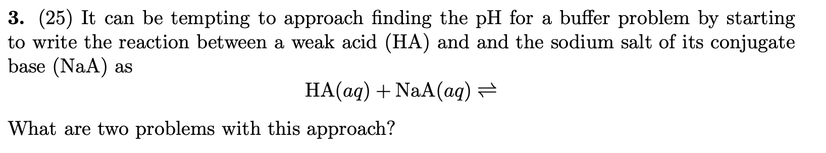 Solved It can be tempting to approach finding the pH for a | Chegg.com