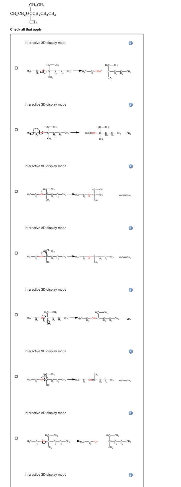 Solved Part E CH3CH, CHCI CH, Check all that apply. | Chegg.com