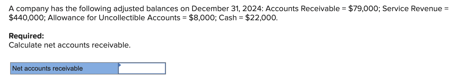 Solved A company has the following adjusted balances on | Chegg.com