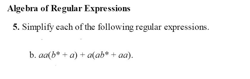 Solved Regular Expressions 2. Find a regular expression to | Chegg.com