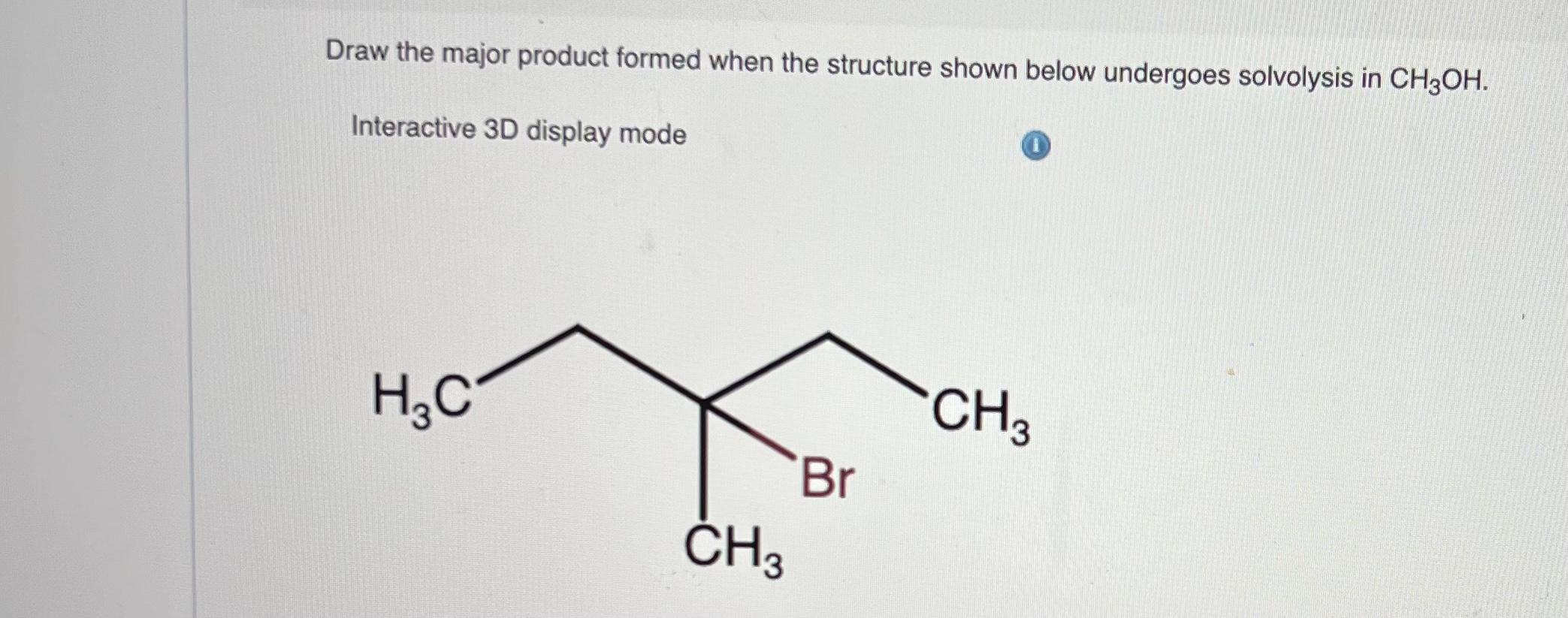 Solved Draw The Major Product Formed When The Structure