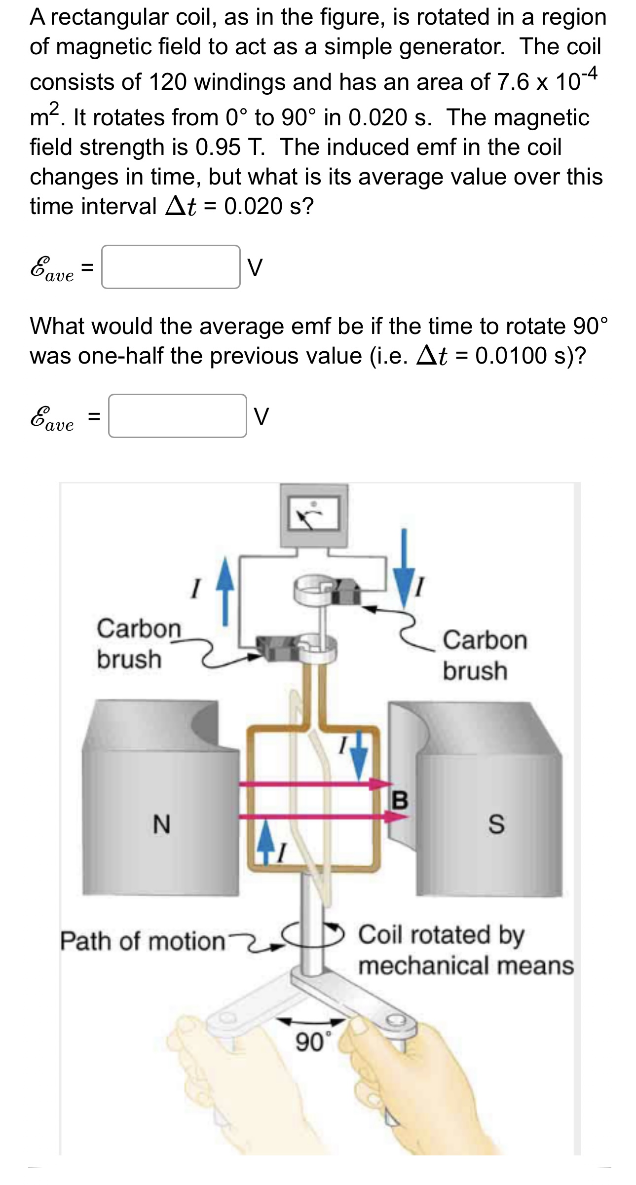 Solved A rectangular coil, as in the figure, is rotated in a | Chegg.com