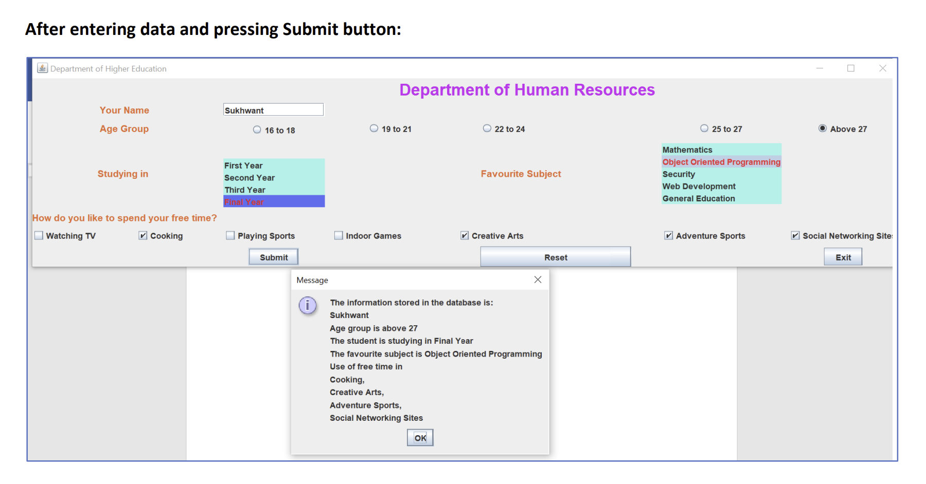 Java Code: Seeking for helping coding the following | Chegg.com