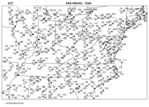 Solved NCEPIMUSWOAANCEPIMWSINOAAEnding: 00Z 24 Hour Maximum | Chegg.com