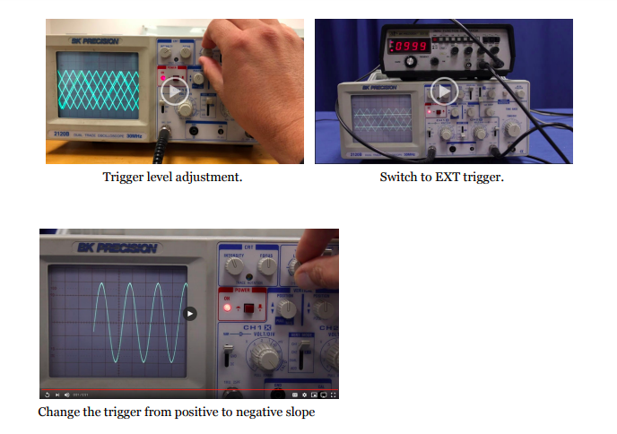 KPRECISION F0999 Trigger level adjustment. Switch to | Chegg.com