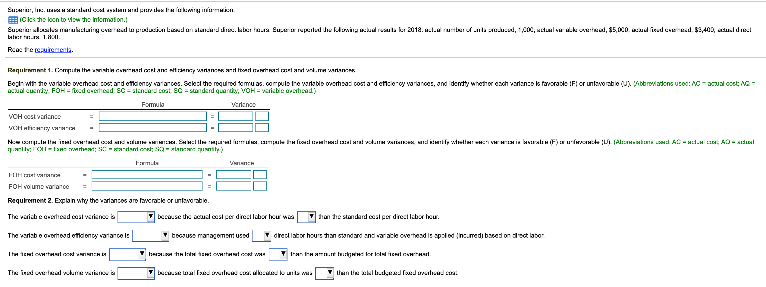 Solved Х Data Table $ 2,300 $ 2,300 Static budget variable | Chegg.com