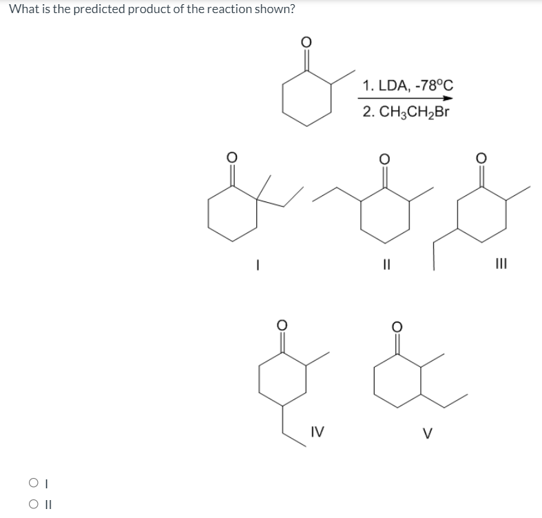 Solved What is the predicted product of the reaction shown? | Chegg.com