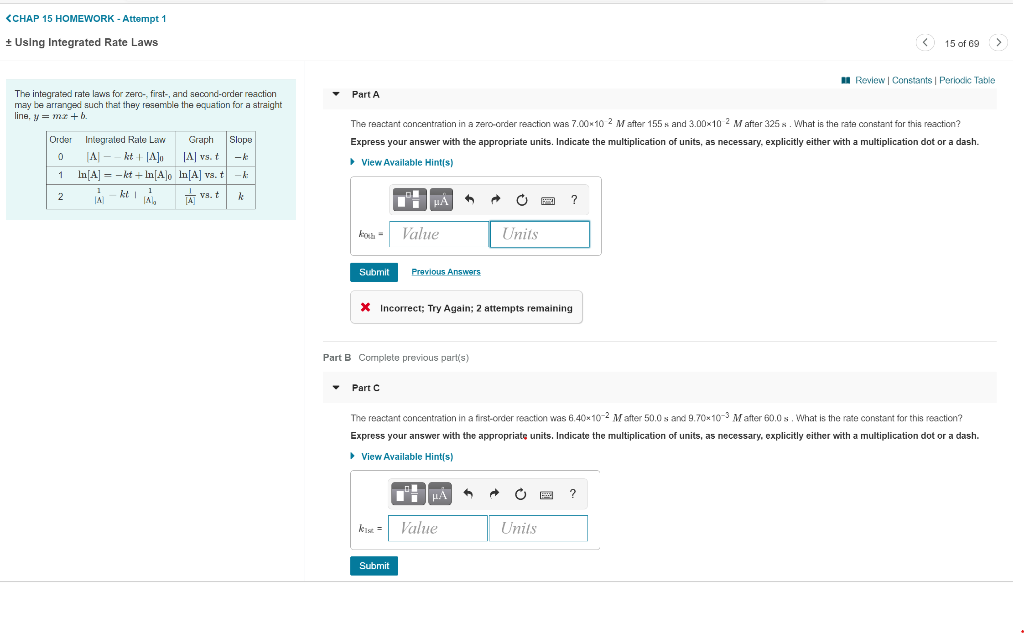 Solved Review | Constants | Perlodic Table Part A The | Chegg.com