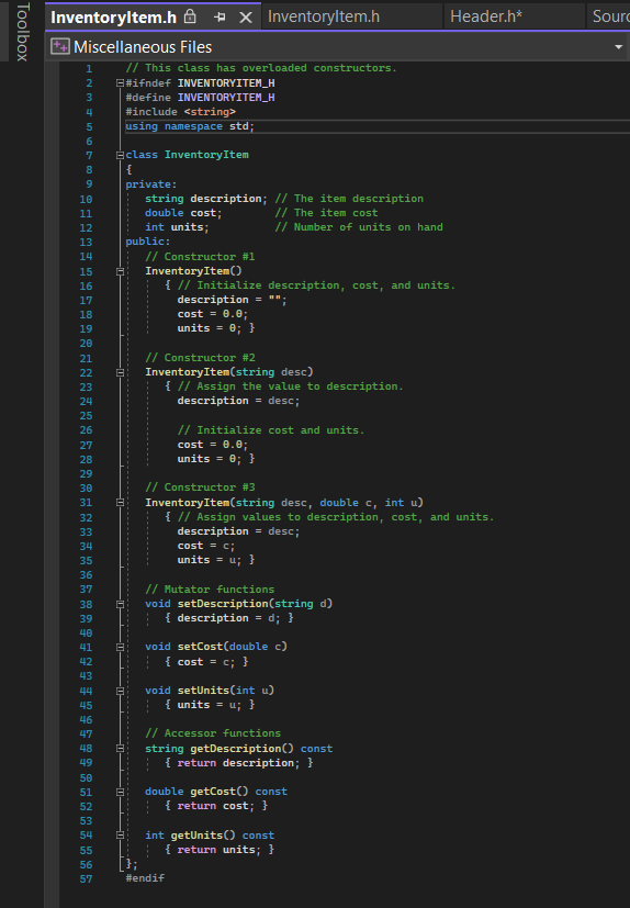 Solved Inventory Application Program This project involves | Chegg.com